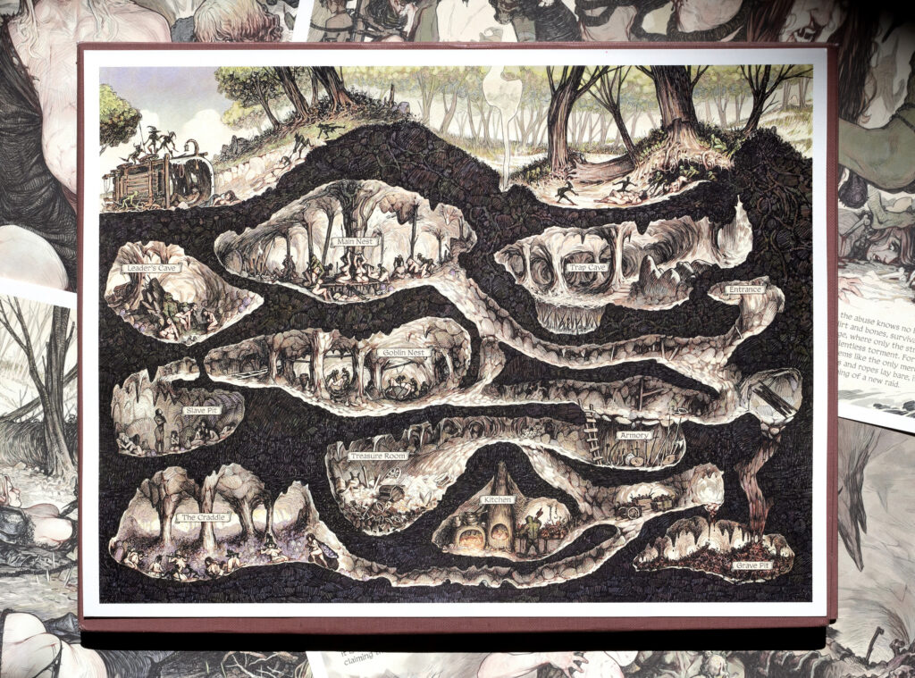 The blueprint of a Goblin cave - Sabu